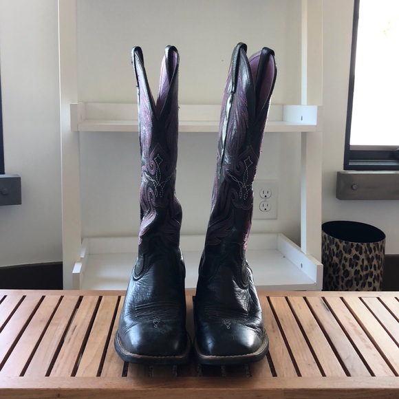 Ariat | Shoes | Ariat Cowboy Boots Size 8 Only Worn Once Amazing ...